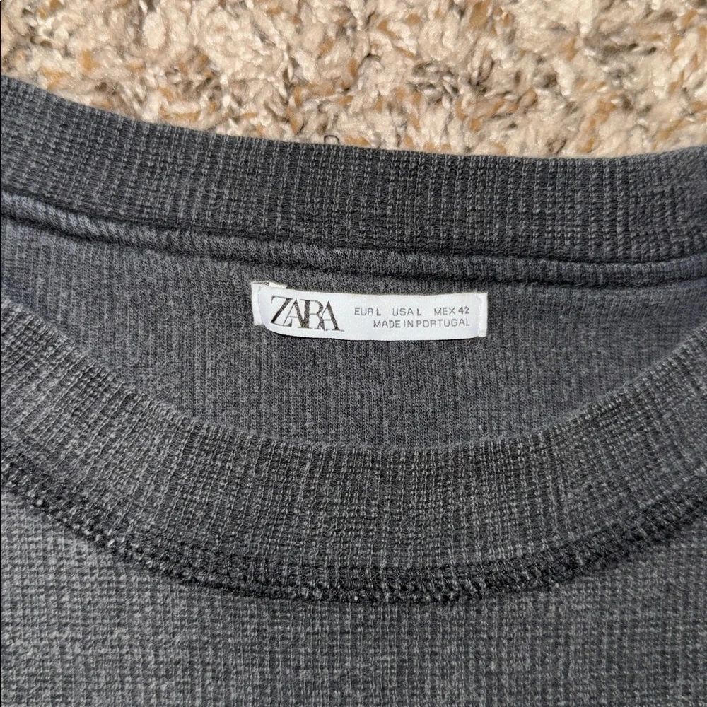 Zara | Shirts | Zara Textured Puff Print Shirt | Poshmark